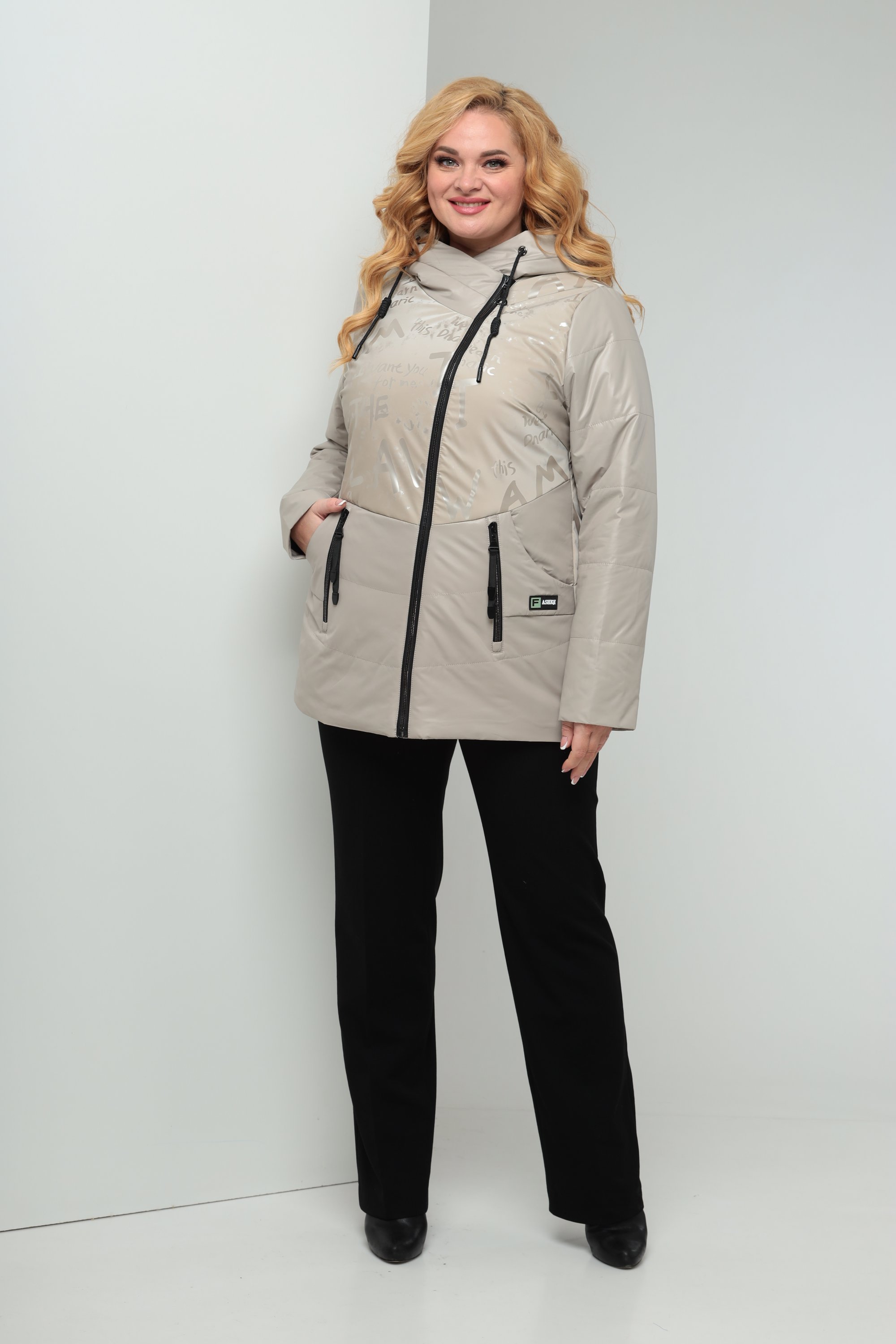 Куртка 2050 молочный Shetti купить в интернет магазине Велесмода